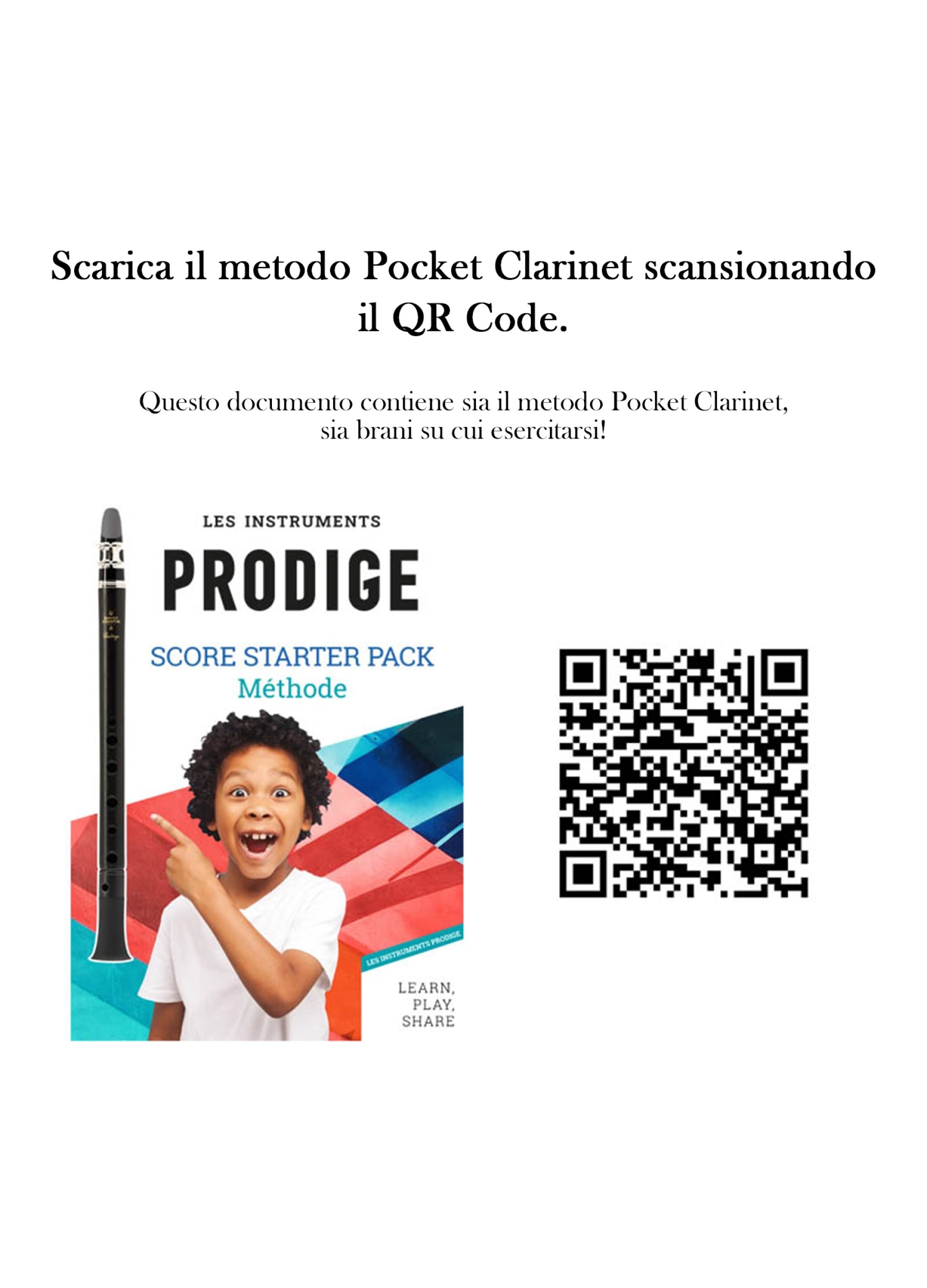 Clarinetto Buffet Crampon Prodige Pocket | Palladiummusic.it